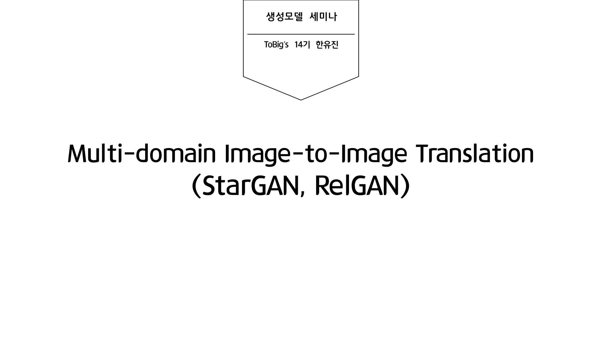 Multi-domain Image-to-Image Translation (StarGAN,RelGAN)